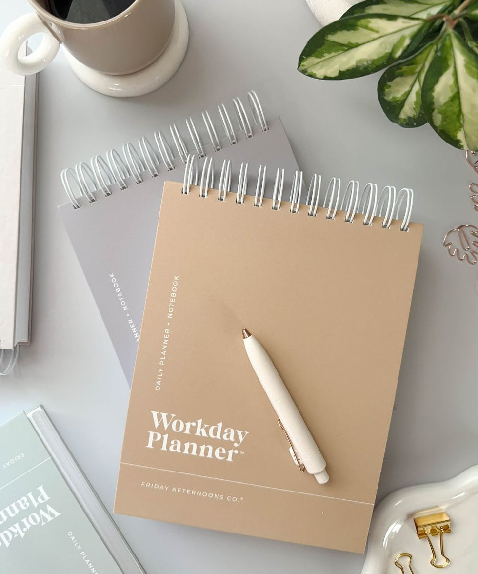 Workday Planner Collection | Business & Daily Planners – Friday Afternoons Co.